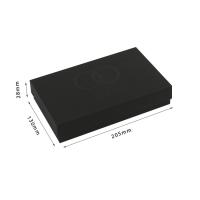 China Custom Logo Black Rigid Paper Cardboard Packaging Lid and Base Gift Boxes Custom Orders for sale