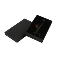 China Custom Logo Black Rigid Paper Cardboard Packaging Lid and Base Gift Boxes Custom Orders for sale