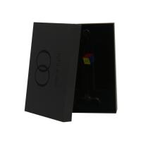 China Custom Logo Black Rigid Paper Cardboard Packaging Lid and Base Gift Boxes Custom Orders for sale