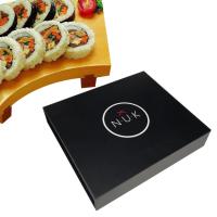 China Disposable Food Paper Gift Box 310x270x60mm with Matte Lamination for Sushi Takeout Packaging for sale