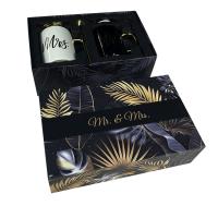 China Custom Hot Stamp Logo Coffee Mug Shipping Boxes Handmade With Foam Insert for sale