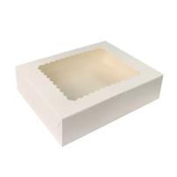 China Custom Food Grade Kraft Folding Transparent Window Bakery Cupcake Box And Packaging With Paper Insert for sale