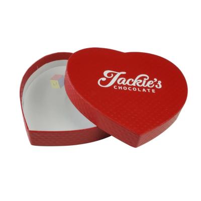China Custom Heart Shape Chocolate Box Eco Friendly Matte Coating Gift Packaging 10 Day Lead Time for sale