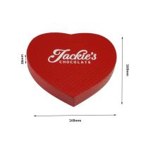 China Custom Heart Shape Chocolate Box Eco Friendly Matte Coating Gift Packaging 10 Day Lead Time for sale