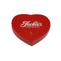 China Custom Heart Shape Chocolate Box Eco Friendly Matte Coating Gift Packaging 10 Day Lead Time for sale