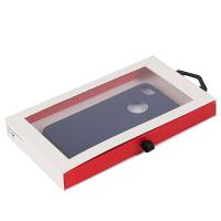 China Custom Phone Case Box 190x110x23mm with Matte Lamination and Clear PVC Window - Eco-Friendly Recycled Packaging for sale