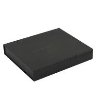 China Black Custom Magnetic Box Packaging Rigid Cardboard Flexible With Inserts for sale