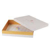 China Custom Rigid Cardboard T-Shirt Box 157gsm Paper 1500gsm Cardboard with Lid and Base for Apparel Packaging for sale