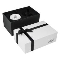 China White Rigid Cardboard Coffee Mug Gift Box with 1500gsm Material and 389g Weight - Custom Foam Insert Packaging for sale