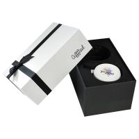 China White Rigid Cardboard Coffee Mug Gift Box with 1500gsm Material and 389g Weight - Custom Foam Insert Packaging for sale