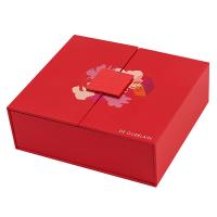 China Double Door Cosmetic Paper Box Magnetic Luxury Perfume Box Packaging for sale