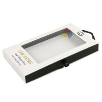 China Custom Sliding Drawer Mobile Phone Case Packaging Box with Clear Window - 157gsm Paper & 1200gsm Cardboard Material for sale