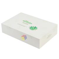 China Recycled Lid And Base Tea Bag Box Packaging Sturdy Cardboard With Paper Divider for sale
