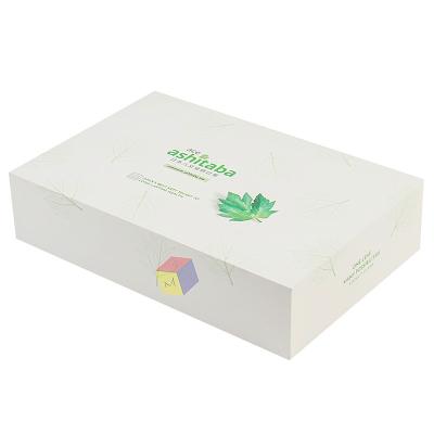 China Eco Friendly Rectangle Cardboard Tea Bag Gift Box with Paper Insert Custom Size for sale