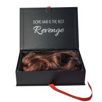 China Custom Magnetic Hair Extension Packaging Box 290x210x70mm with Satin Lining and Waterproof Design for sale