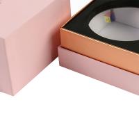 China Handmade Scented Candle Gift Box Rigid Cardboard With Lid And Foam Insert for sale