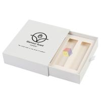 China Compact Cosmetic Lip Gloss Packaging Versatile Pull Out Drawer Rigid Cardboard Box for sale