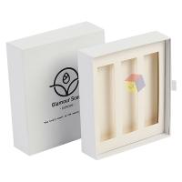 China Compact Cosmetic Lip Gloss Packaging Versatile Pull Out Drawer Rigid Cardboard Box for sale