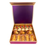 China Magnetic Folding Sweet Boxes Packaging Rigid Cardboard With Paper Divider for sale