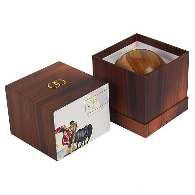 China Luxury Empty Lid And Base Candle Gift Box Packaging With Foam Inserts for sale