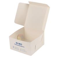 China Custom 10x10 Food Grade Folding Cake Bakery Boxes Gift Packaging Paper Box with Logo for sale