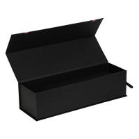 China Lightweight Hard Cardboard Magnetic Wine Gift Box Customized With Handle for sale