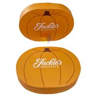 China Handmade Food Paper Gift Box Pumpkin Shape Paper Candy Chocolate Box for sale