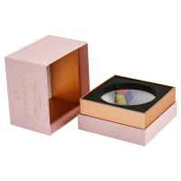 China Square Gift Packaging Box Rigid Cardboard Scented Candle Gift Box Custom Logo With Insert for sale