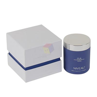 China Customized Soft Touch Cosmetic Gift Box Rigid Cardboard With Foam Insert for sale