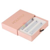 China Custom Recyclable Sliding Drawer Cosmetic Packaging Box with Plastic Tray - 500pcs MOQ, 10-Day Production for sale