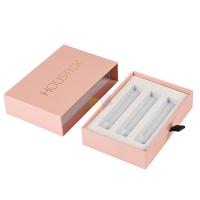 China Custom Recyclable Sliding Drawer Cosmetic Packaging Box with Plastic Tray - 500pcs MOQ, 10-Day Production for sale
