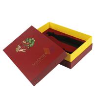 China Luxury Design Hard Cardboard Gift Packaging Single Wine Paper Boxes Custom Print With Foam Insert for sale