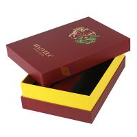 China Luxury Design Hard Cardboard Gift Packaging Single Wine Paper Boxes Custom Print With Foam Insert for sale