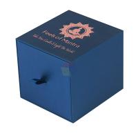 China Custom Logo Luxury Sliding Drawer Scented Candle Gift Box Packaging with Foam Insert 100% Eco-Friendly for sale