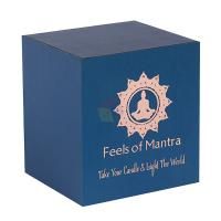 China Custom Logo Luxury Sliding Drawer Scented Candle Gift Box Packaging with Foam Insert 100% Eco-Friendly for sale