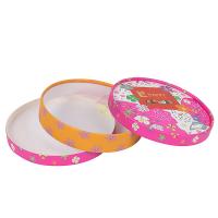 China Empty Custom Printing Rigid Cardboard Luxury Cookies Round Chocolate Boxes Paper Gift Packaging for sale