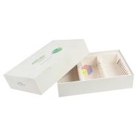 China Custom Rigid Cardboard Tea Bag Gift Box with Paper Tray Eco Friendly Biodegradable Packaging for sale