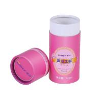 China Biodegradable Cylinder Cosmetic Skincare Cardboard Round Paper Tube Packaging Box Custom Print 50mm for sale