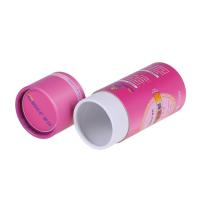 China Biodegradable Cylinder Cosmetic Skincare Cardboard Round Paper Tube Packaging Box Custom Print 50mm for sale