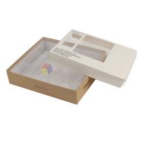 China Custom Rigid Cardboard Cosmetic Gift Box Packaging with Insert Eco-Friendly 100% Biodegradable for sale