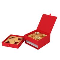 China Custom Mooncake Packaging Box with Magnetic Closure - 500pcs MOQ, 10-Day Production, Eco-Friendly Materials for sale