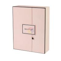 China Custom Logo Double Door Magnetic Close Perfume Gift Box with EVA Foam Insert Eco Friendly for sale