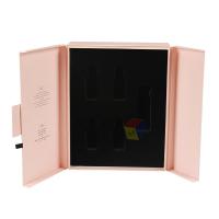 China Custom Logo Double Door Magnetic Close Perfume Gift Box with EVA Foam Insert Eco Friendly for sale