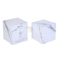 China Custom Logo Rigid Cardboard Soy Wax Candle Gift Set with Glass Jar and Foam Insert 100-500pcs for sale