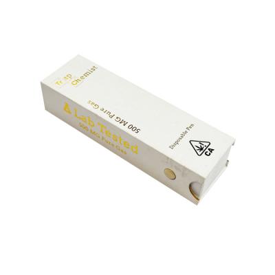 China Custom Cardboard Packaging Boxes 0.5ml 1ml 2ml Capacity with Child-Resistant Sliding Drawer Design for sale