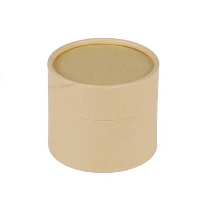 China Wholesale Recycled Kraft Paper Tube Packaging Boxes for Candle Cylinder Gift Packing Custom Size for sale