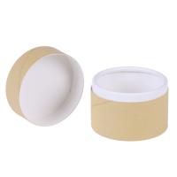 China Wholesale Recycled Kraft Paper Tube Packaging Boxes for Candle Cylinder Gift Packing Custom Size for sale
