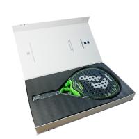 China Custom Rigid Cardboard Magnetic Closure Padel Racket Box with Inner Tray 500pcs MOQ for sale