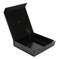 China Custom Disposable Black Paper Foldable Magnetic Sushi Takeout Box - 500pcs MOQ, 10-Day Production for sale