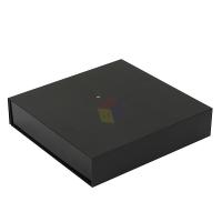 China Custom Disposable Black Paper Foldable Magnetic Sushi Takeout Box - 500pcs MOQ, 10-Day Production for sale